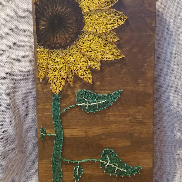 Sunflower String Art - Etsy