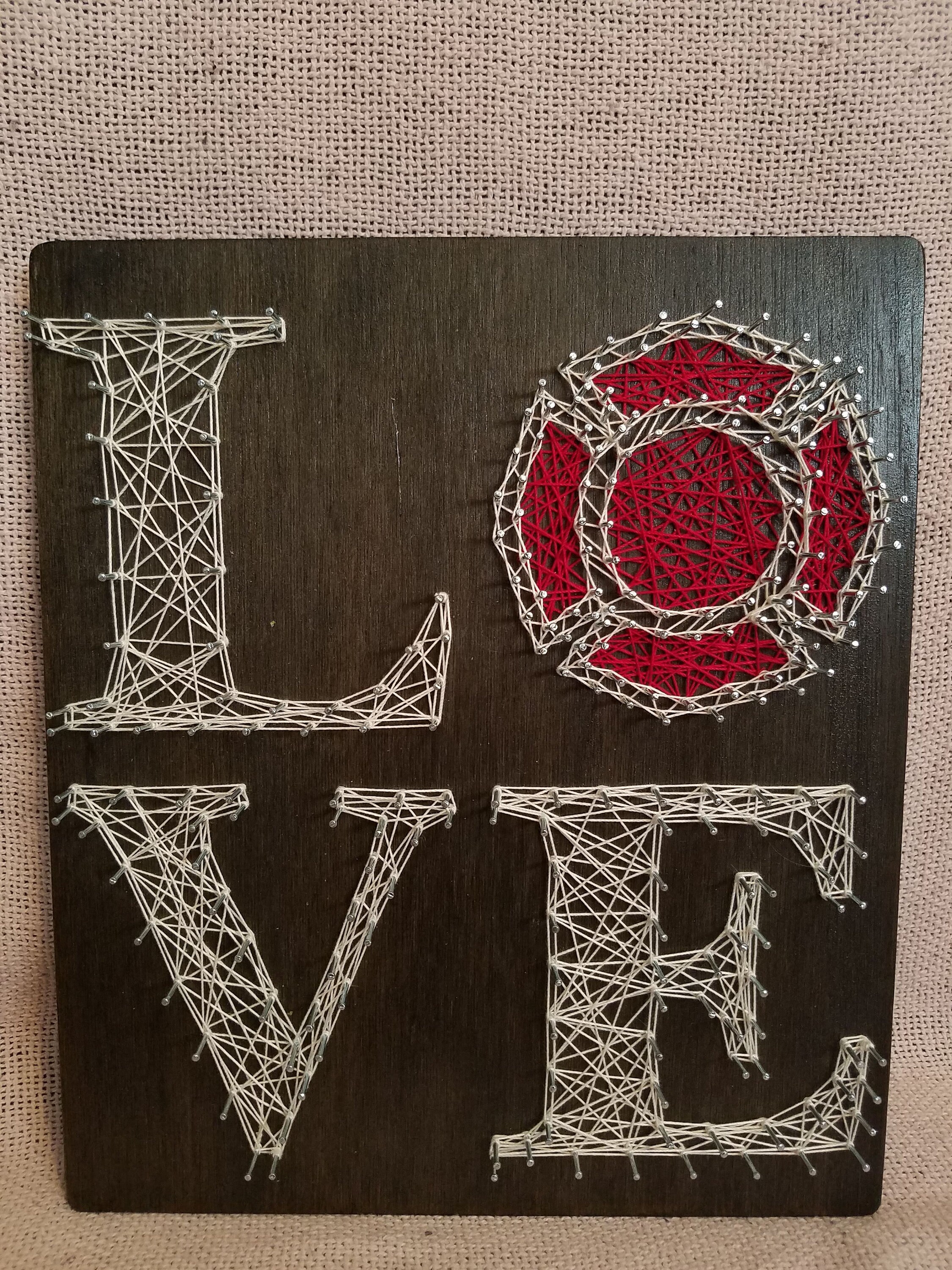 Love/fireman String Art Sign - Etsy