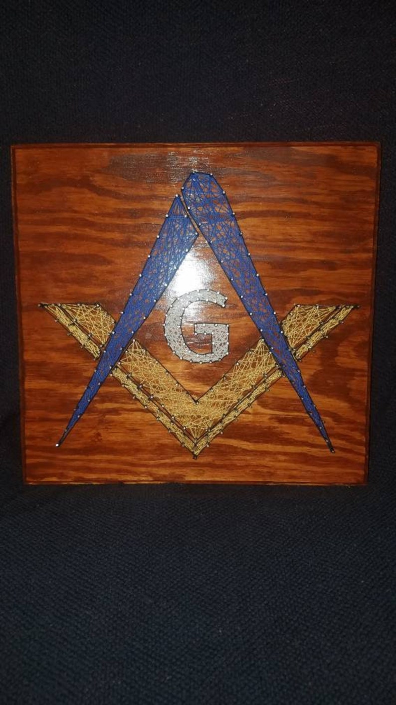 Masonic Square & Compass String Art Sign - Etsy