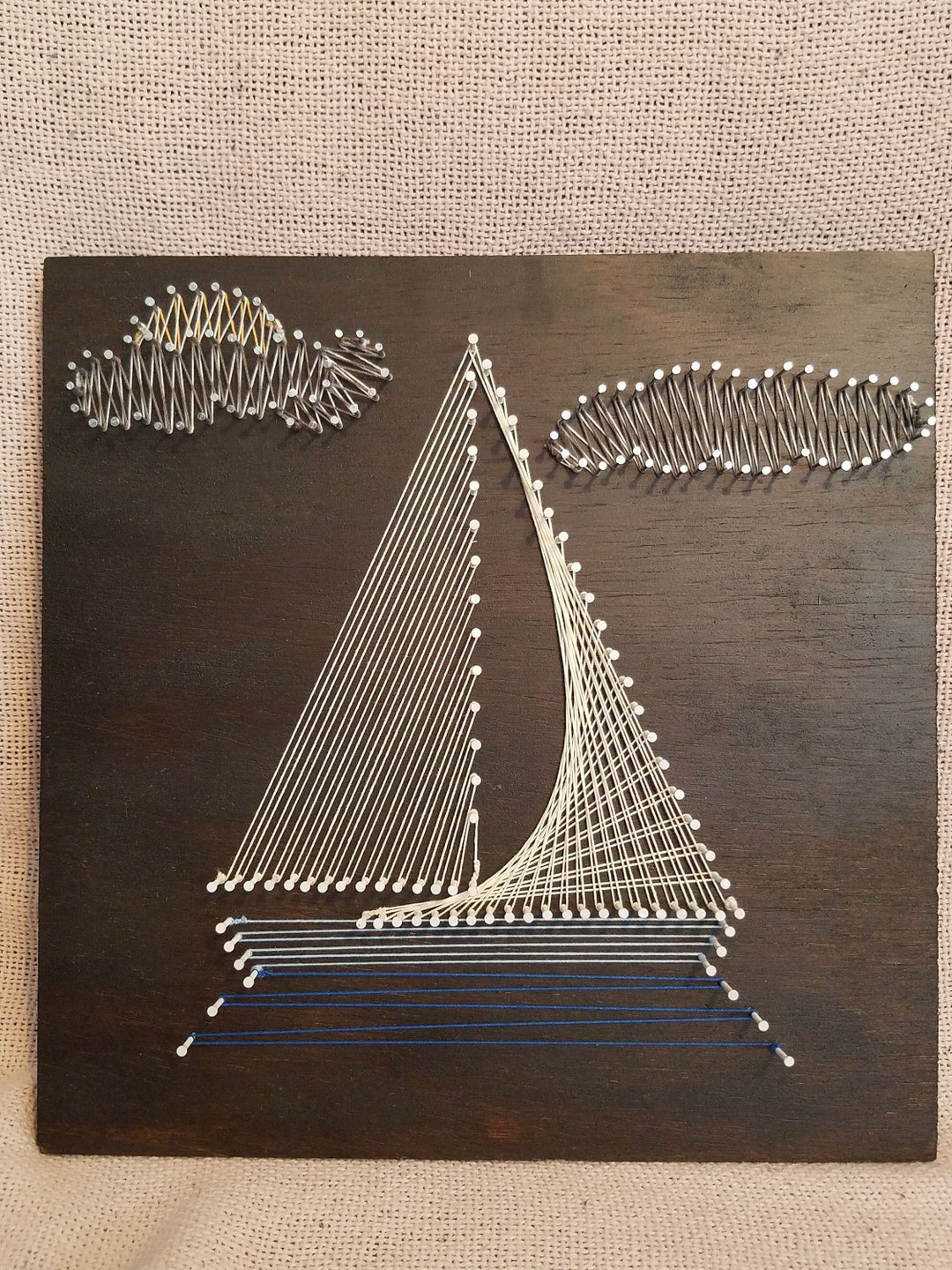 Sail Boat String Art Sign - Etsy