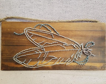 Feather String Art Template - Pattern - Crafting - Design - Etsy