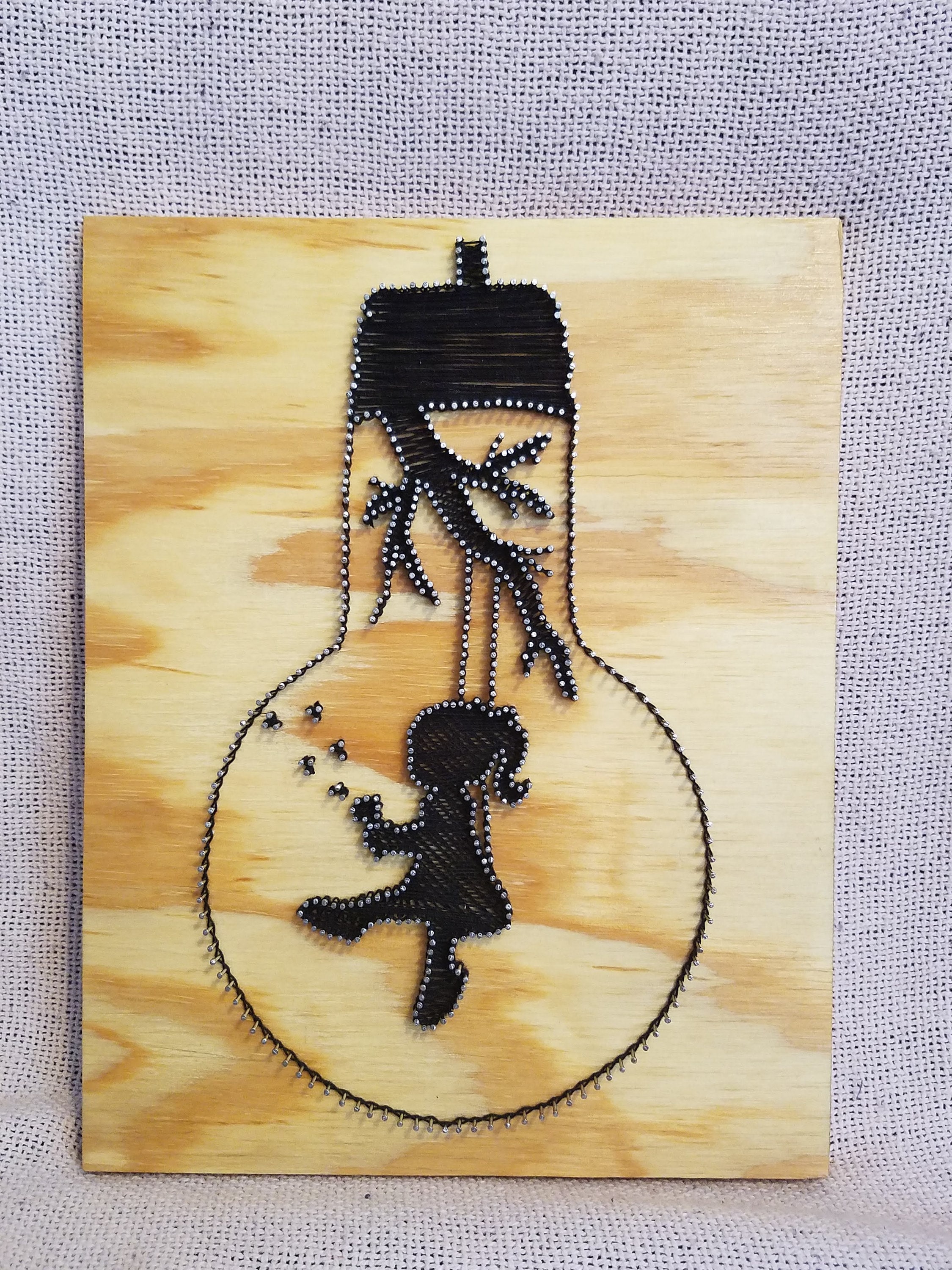 Light Bulb String Art - Etsy