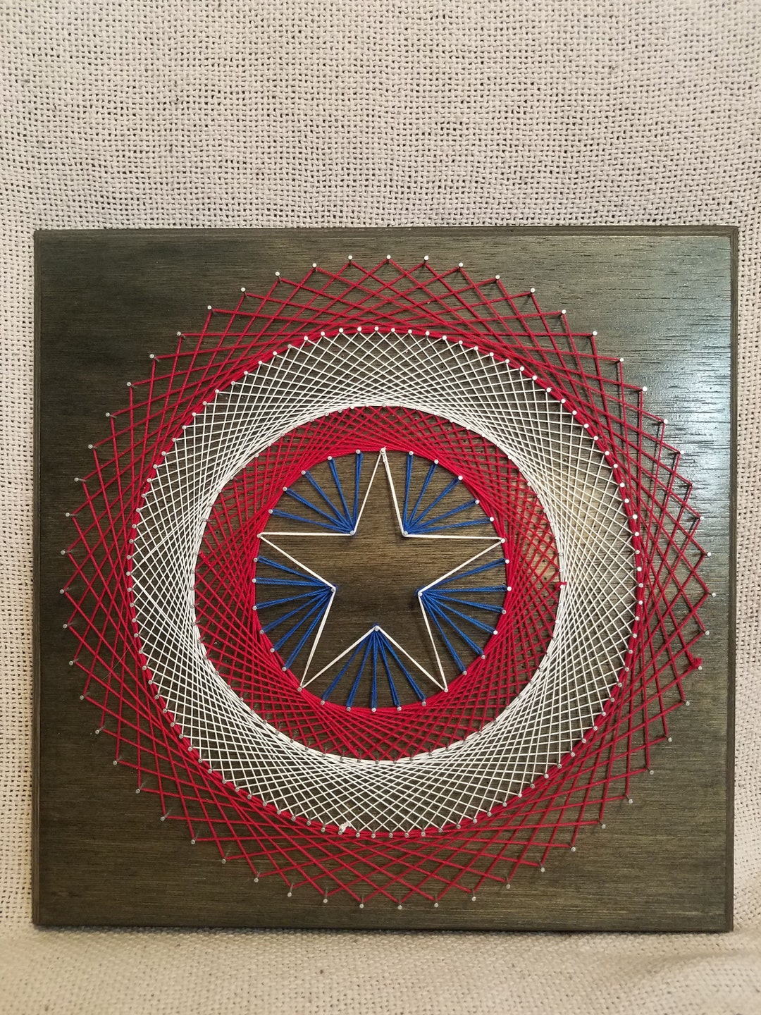 Captain America String Art Sign - Etsy