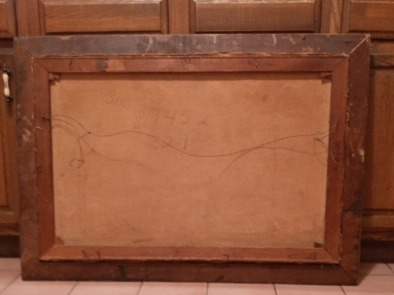 Antique Landscape Painting, Oil on Canvas, by Clara Inness, Size 24 X ...