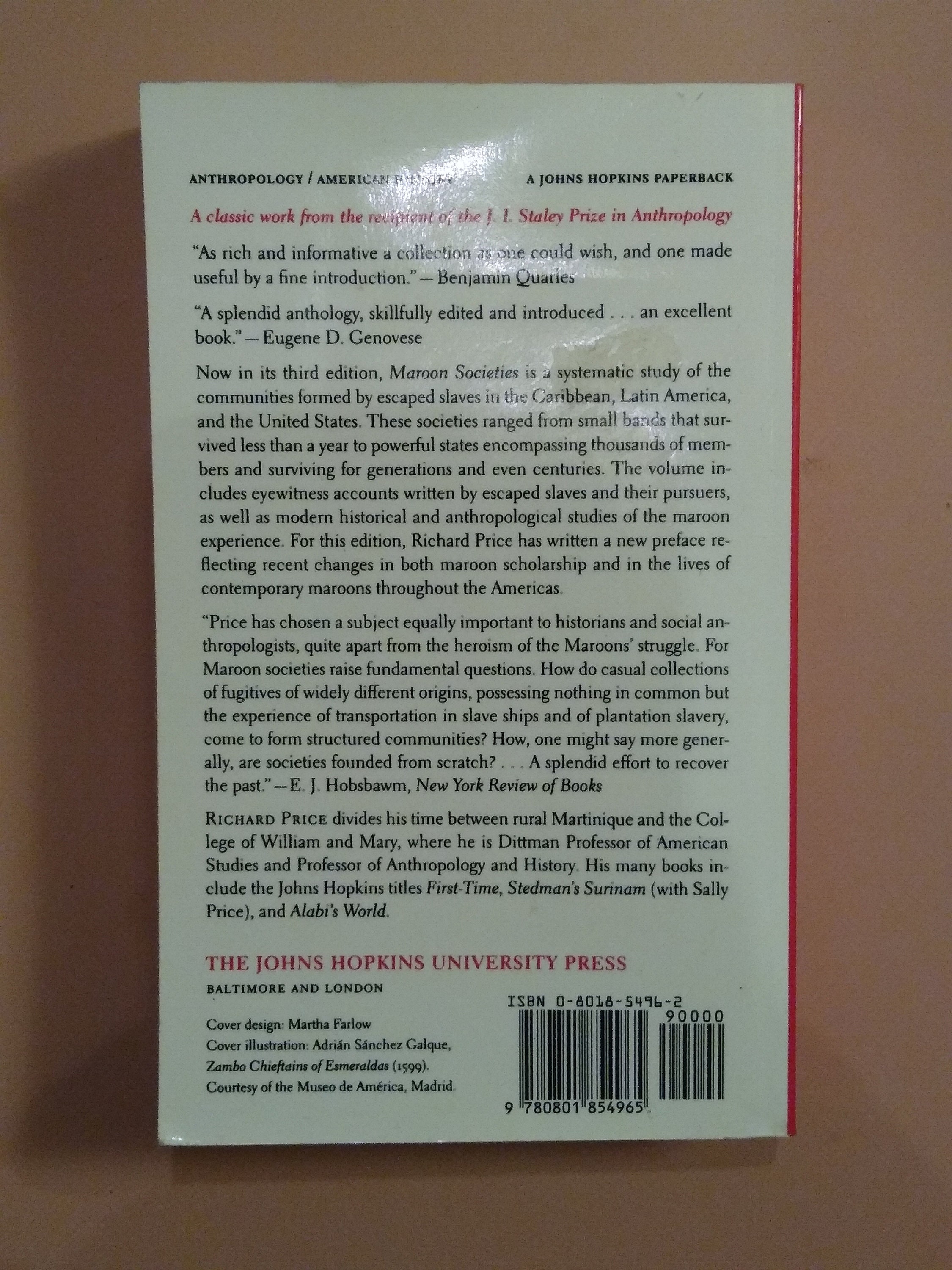 Maroon Societies, Rebel Slave Communities in the Americas by Richard ...