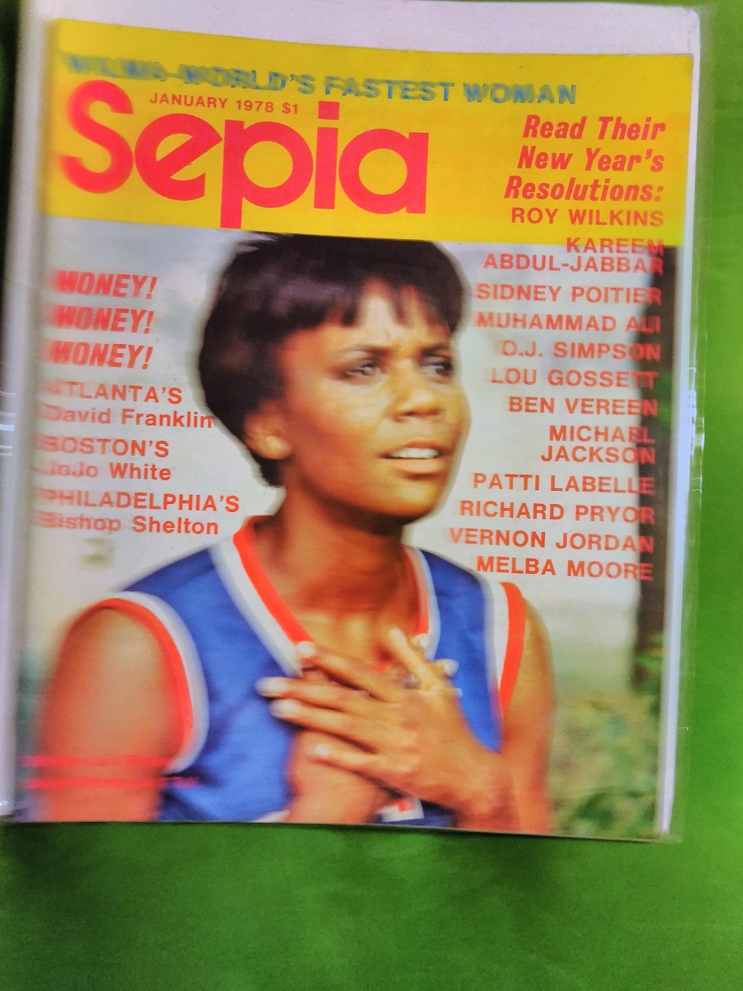 Sepia Magazines' Rare Collectors' Edition With "wilma-world's Fastest ...