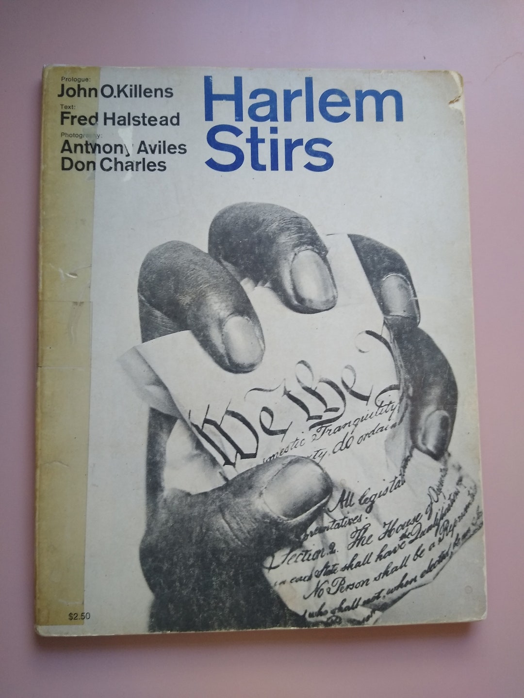 HARLEM STIRS, Prologue by John O. Killens Text by Fred Halstead ...