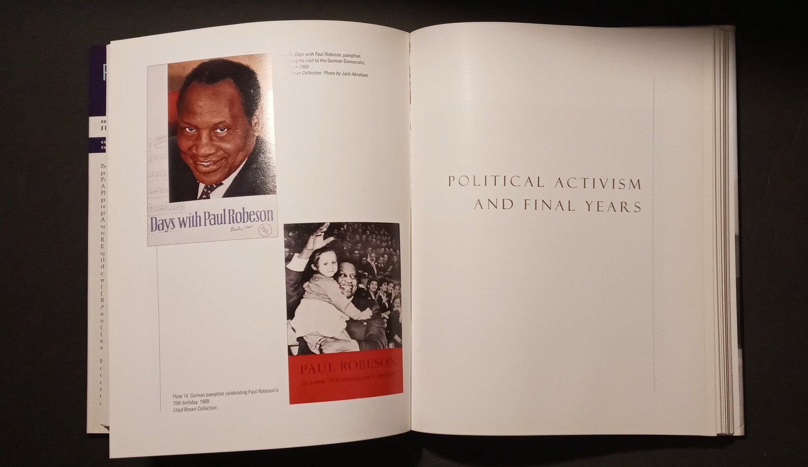 Paul Robeson, Artist and Citizen, by Rutgers University Press,1st ...