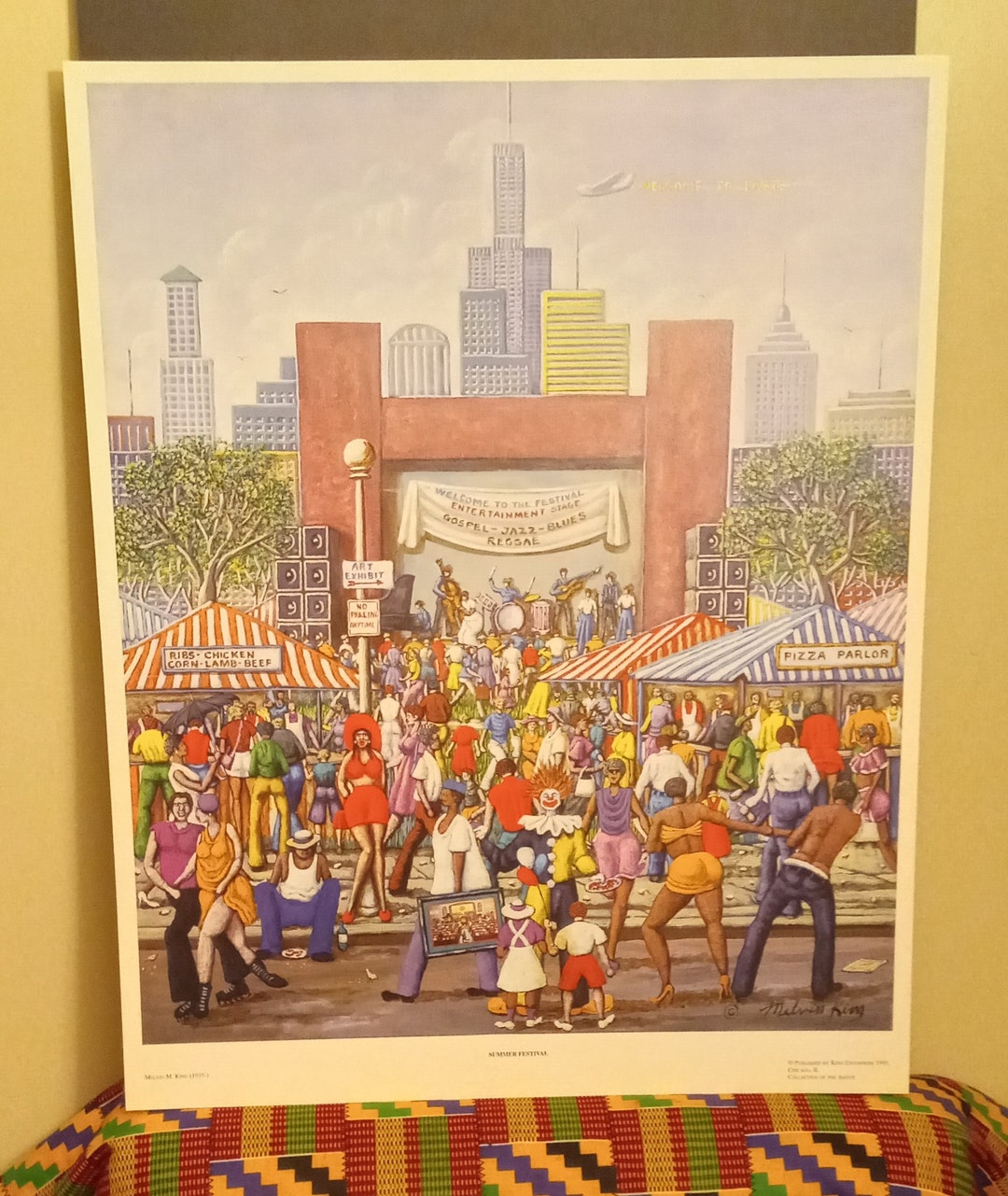 Melvin M. King, Summer Festival Posters, Pub. by King Enterprise 1995 ...