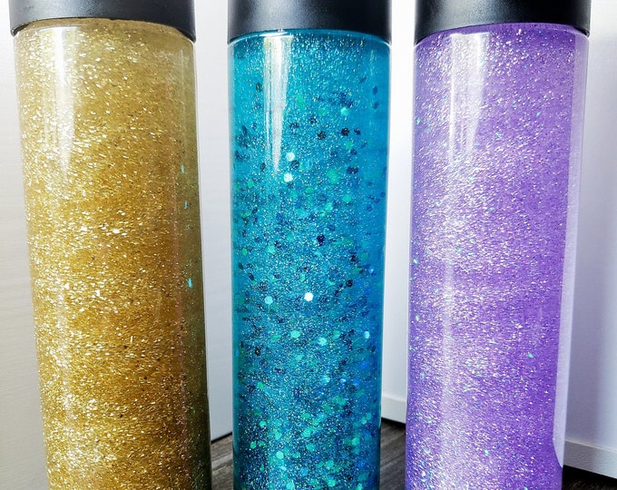Customized Glitter Sensory Bottle Kit for Time Out, Anxiety, Stress ...
