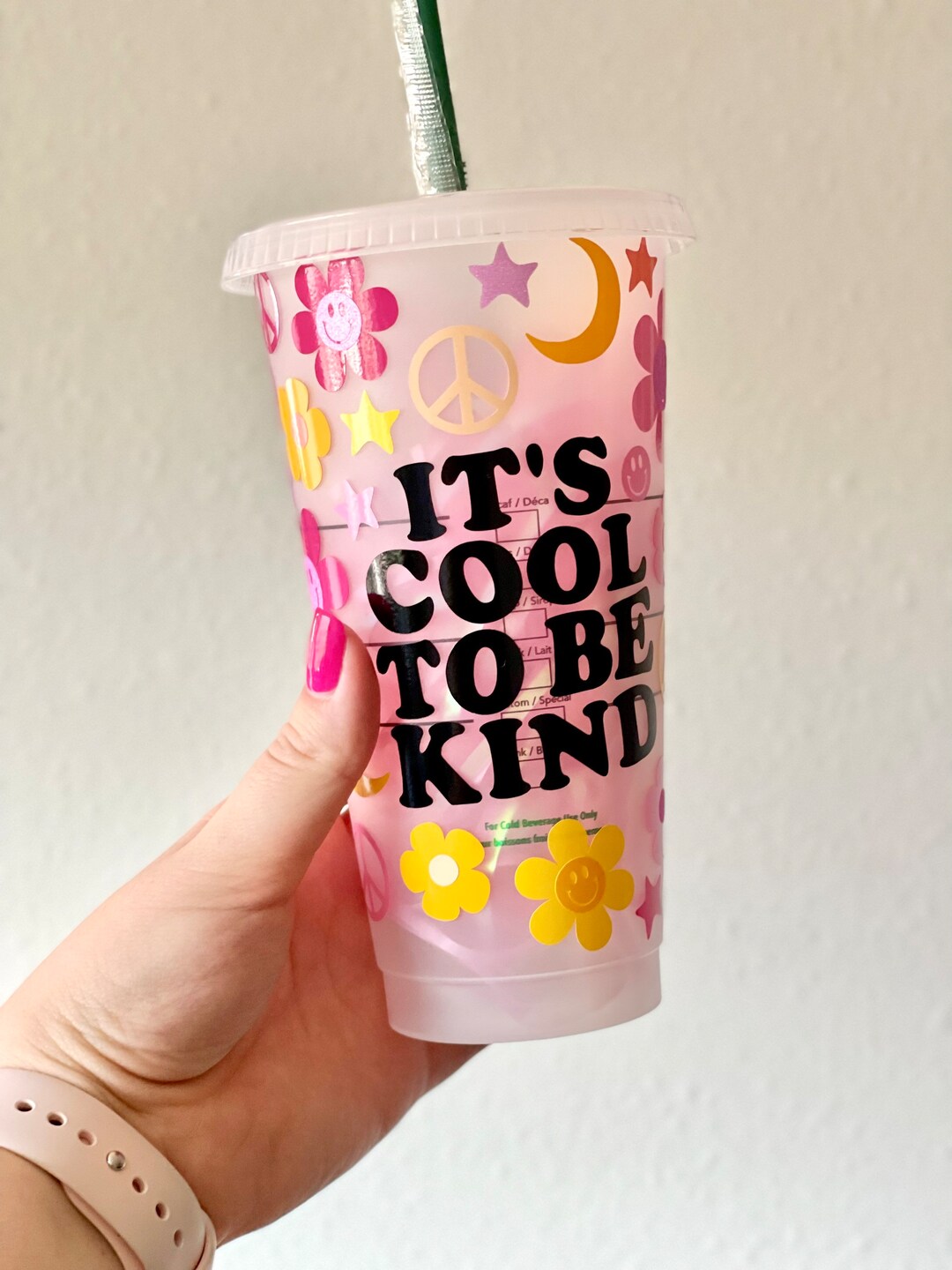 It’s Cool to Be Kind Starbucks Cold Cup - Etsy