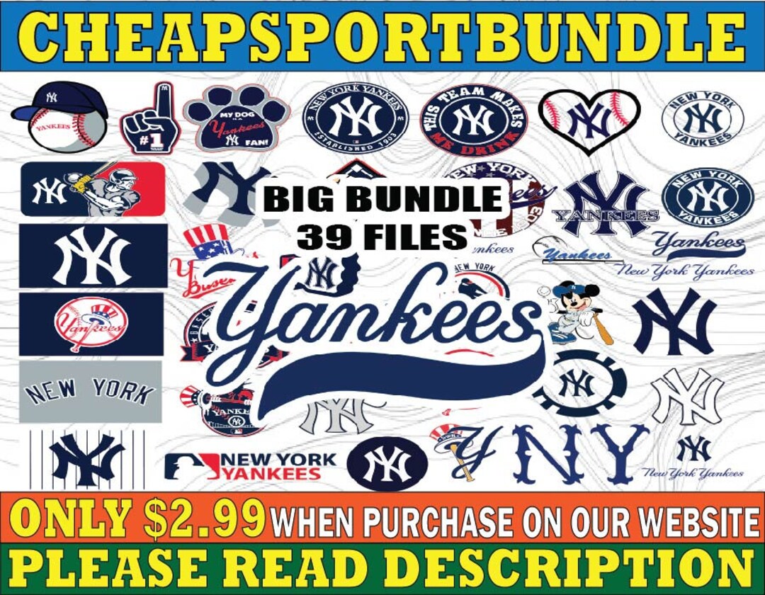 New-york Yankees Baseball Team Svg New-york Yankees Svg - Etsy