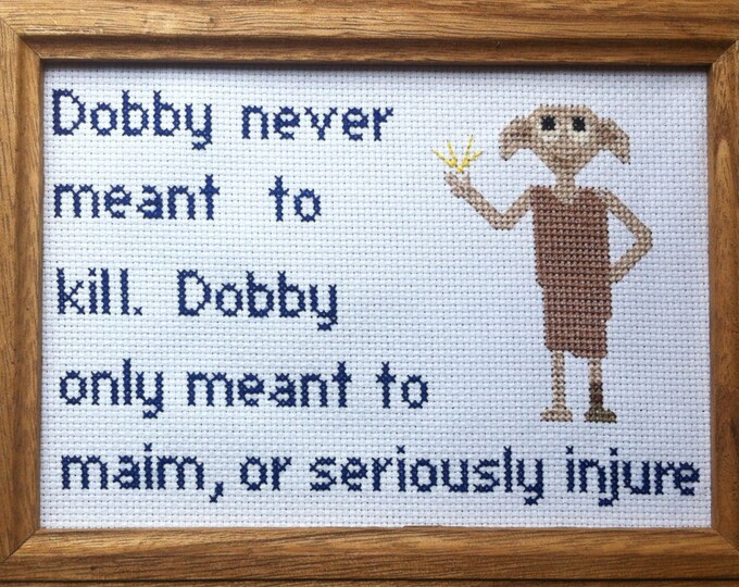 Harry Potter Dobby Cross Stitch Pattern: Buy 2 Patterns Get 1 FREE - Etsy