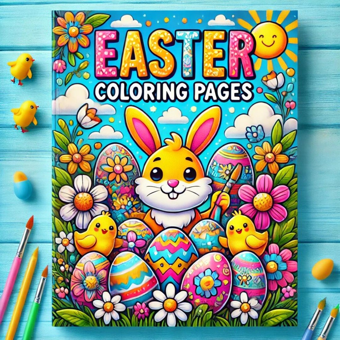 Easter Coloring Pages for Kids & Adults - Printable Spring Designs ...
