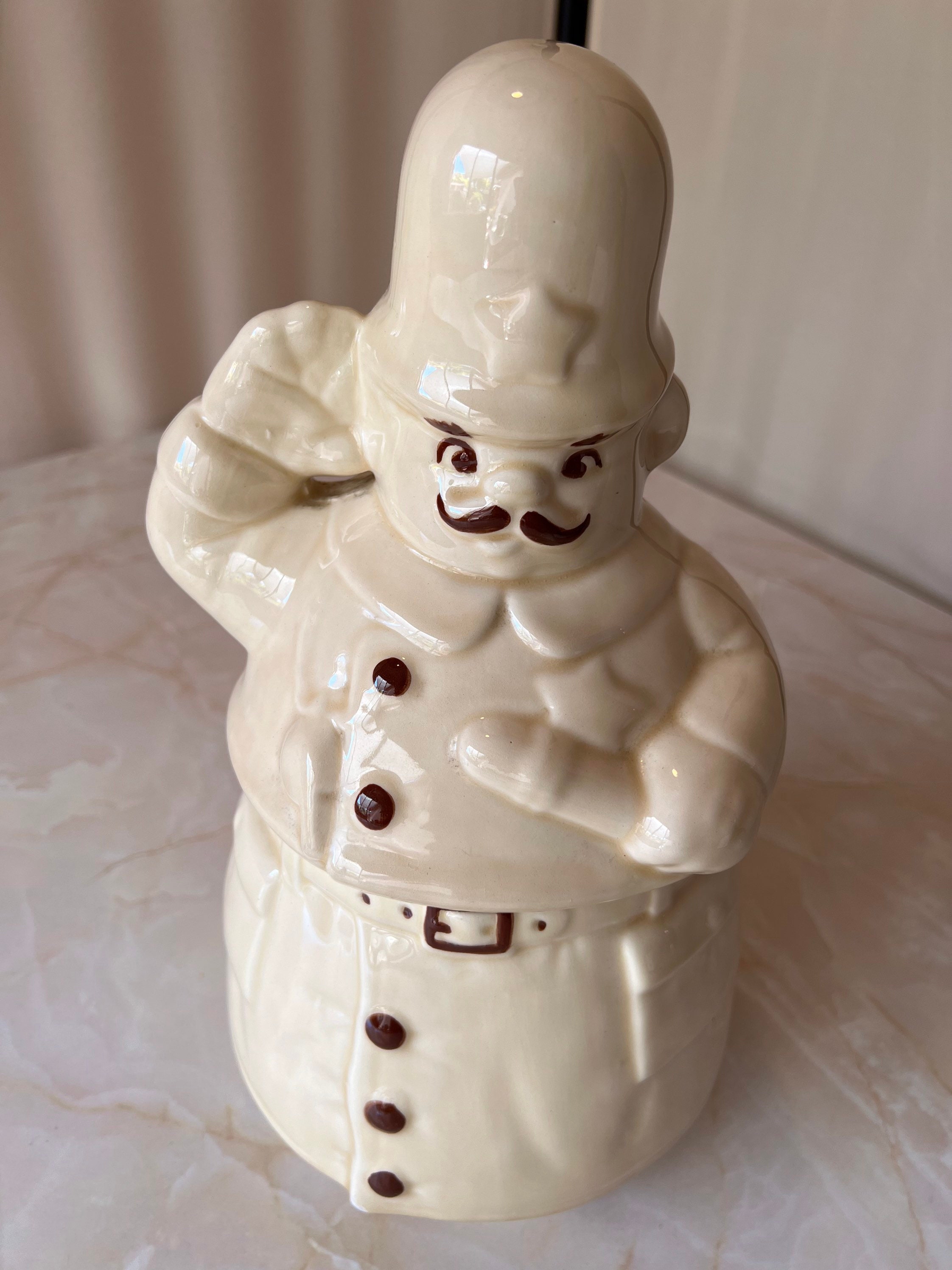 Vintage Ceramic Policeman Cookie Jar - Twin Winton 1940’s - Etsy
