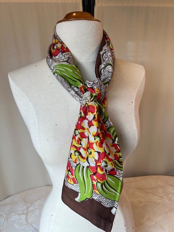 vintage 1960s hawaiian floral - Gem