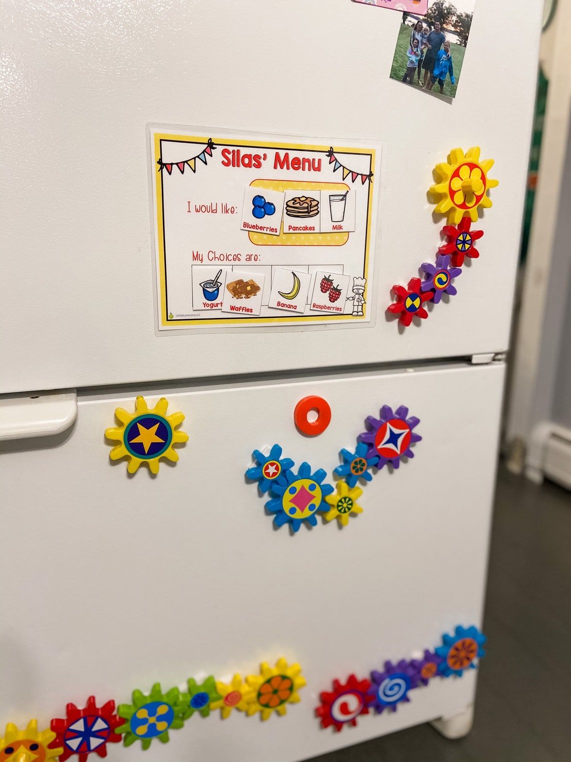 Digital Download Food Choice Board Menu visual autism | Etsy