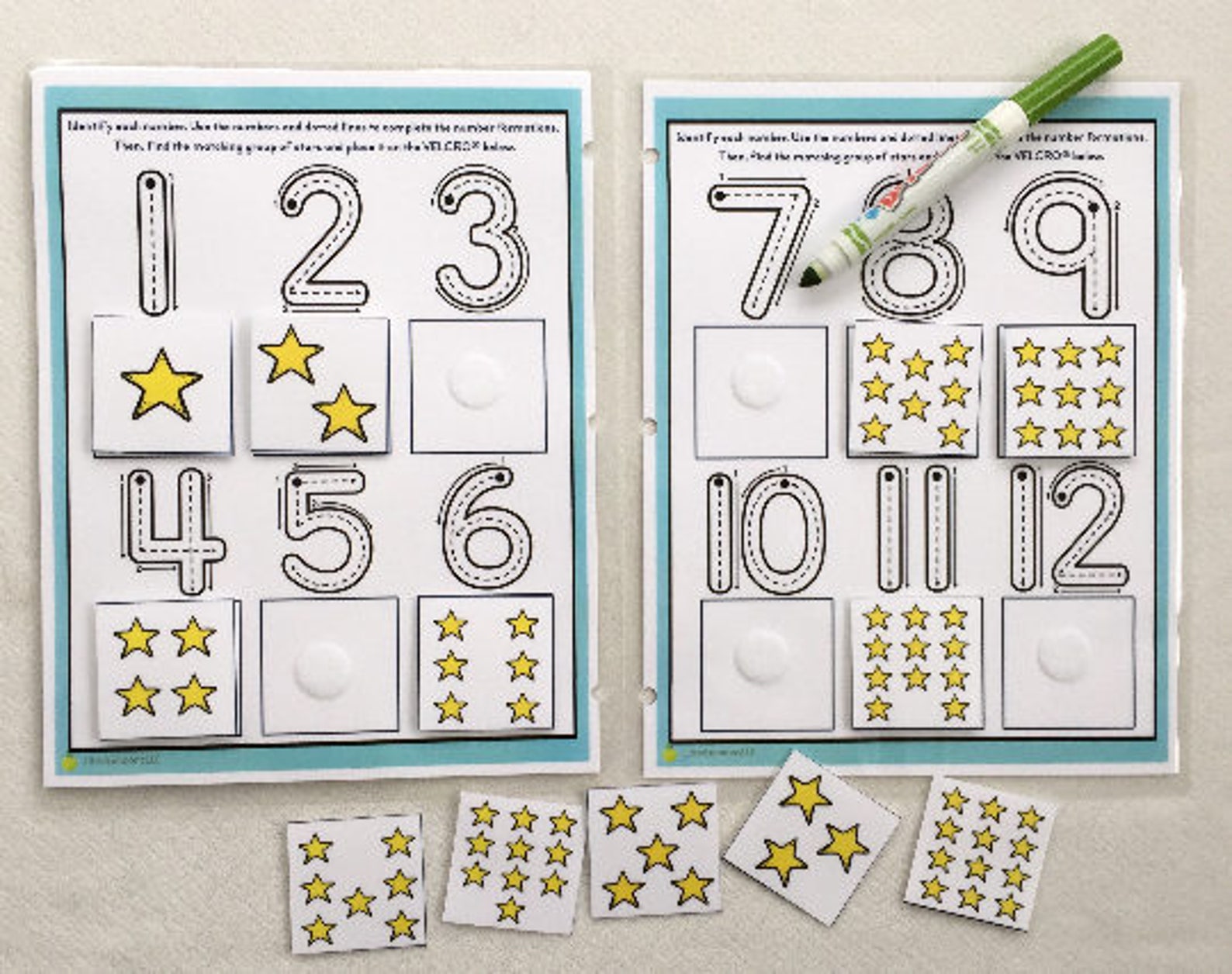 PDF Digital Download Number Formation Counting Page Learn to | Etsy