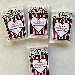 Printable Popcorn Kids Class Valentine Gender Neutral | Etsy