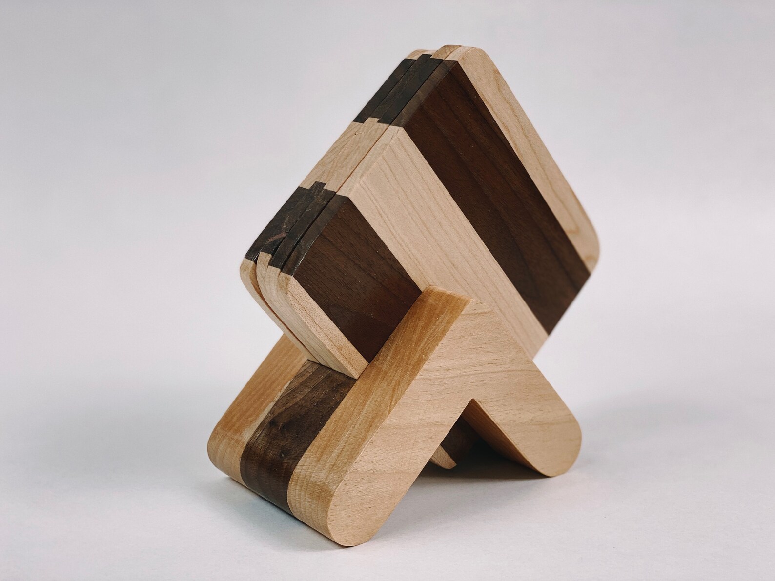 Coaster Set With Holder - Etsy