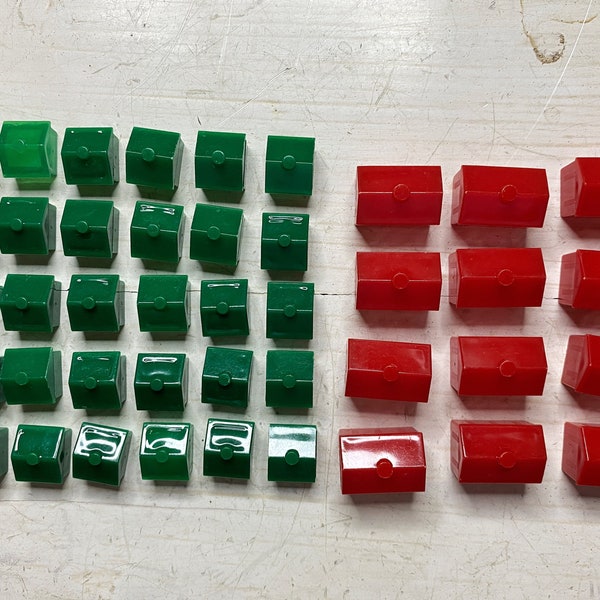 Monopoly Red Houses - Etsy