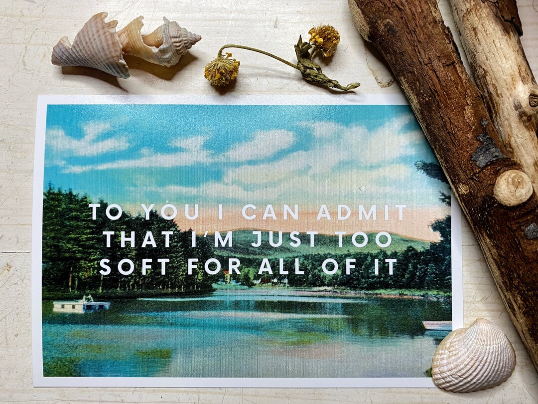 To You I Can Admit That I’m Just Too Soft for All of It Customizable ...