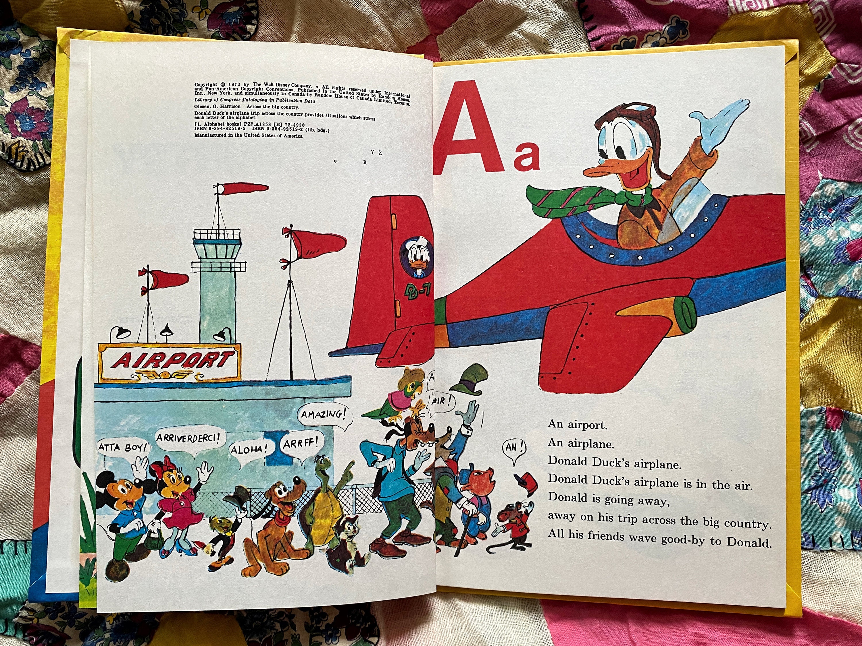 Walt Disney’s Across the Big Country an Alphabet Adventure With Donald ...