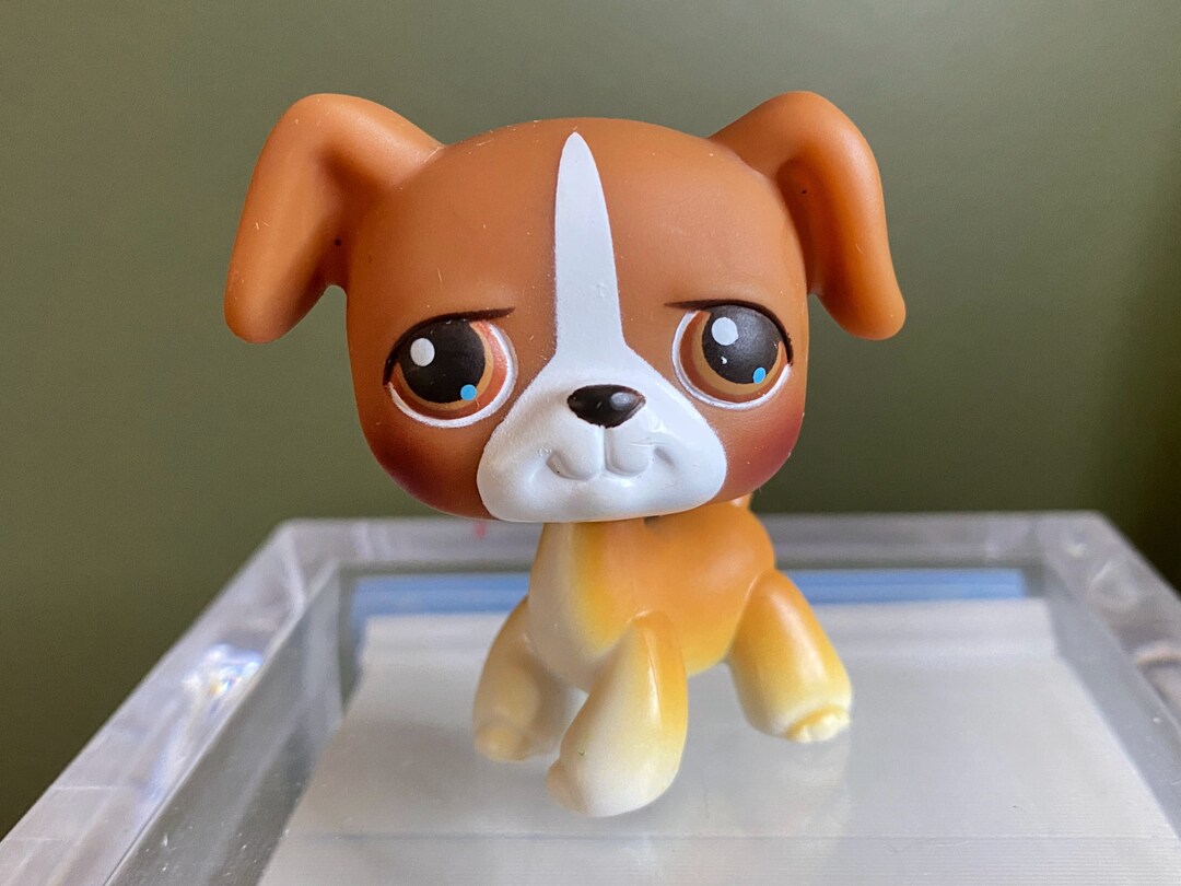 Littlest Pet Shop 25 Boxer Dog Retired Vintage Toy - Etsy