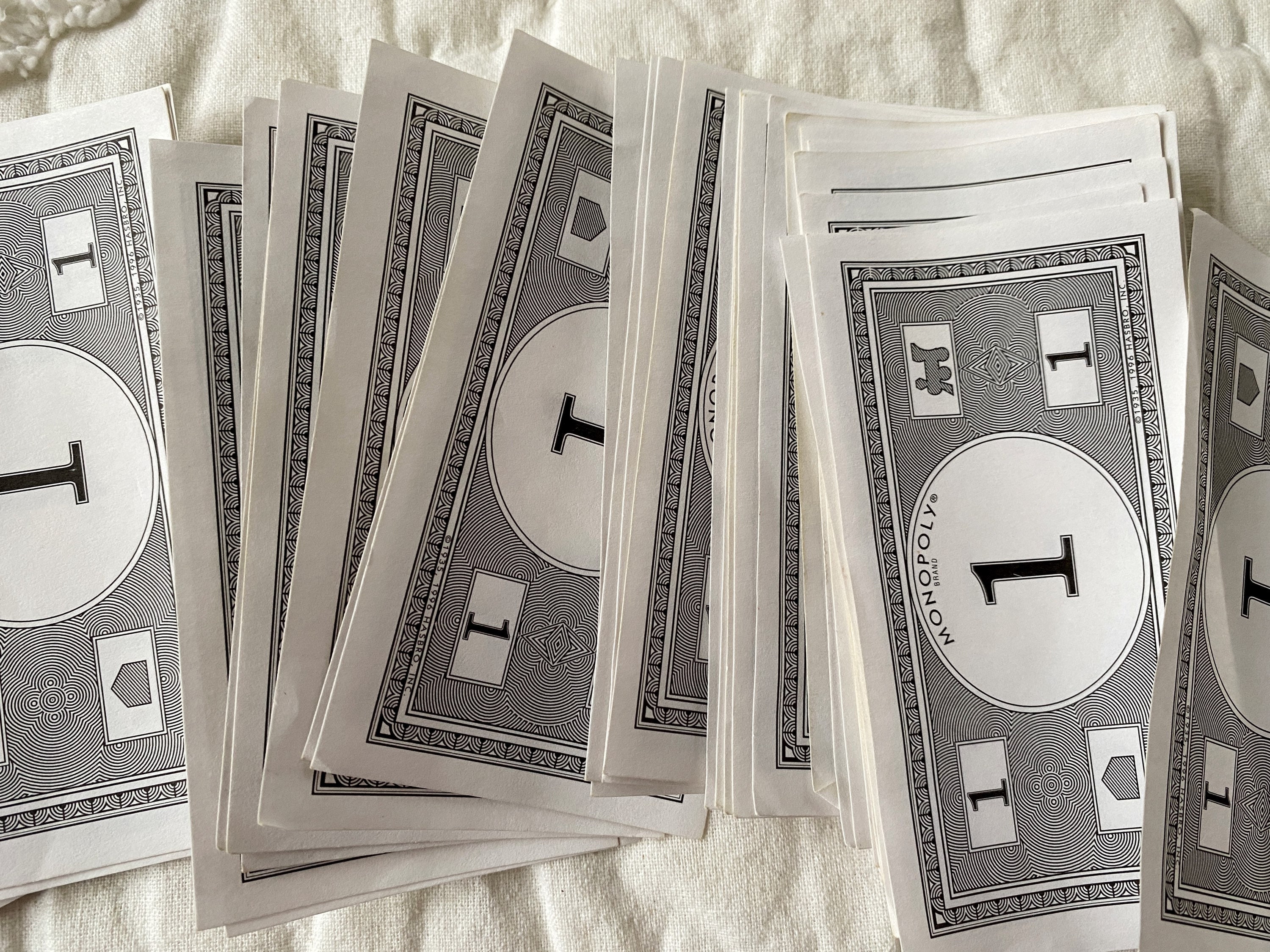 Vintage Monopoly Board Game Play Fake Money - Etsy