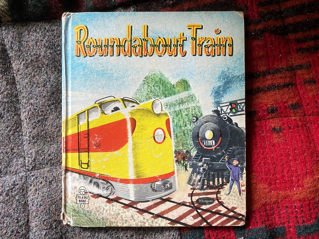 Roundabout Train Book by Betty Ren Wright 1958 Children's Vintage - Etsy