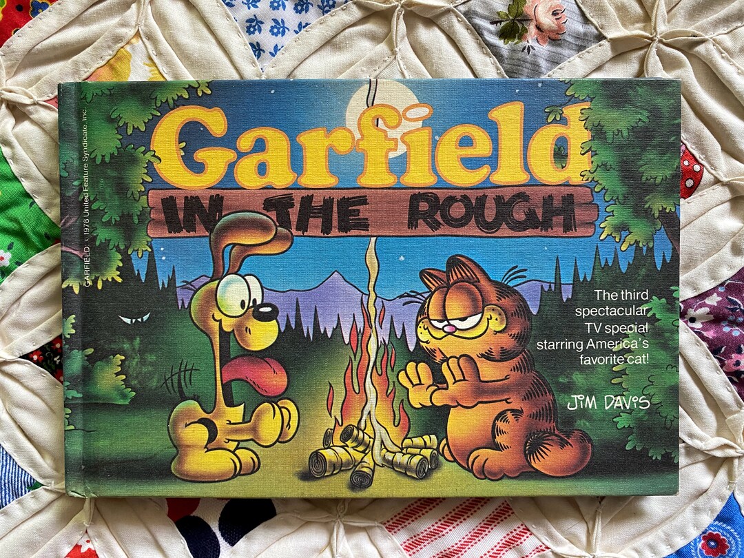 Garfield in the Rough Book by Jim Davis 1984 Comic Strip Cartoon ...