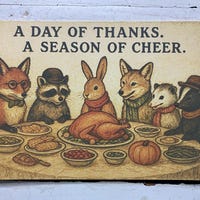 Handmade Autumn/fall Fox Theme Greeting Card Set: Birthday and ...