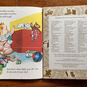 Baby’s Christmas Little Golden Book Childrens Vintage - Etsy