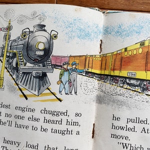 Roundabout Train Book by Betty Ren Wright 1958 Children's Vintage - Etsy