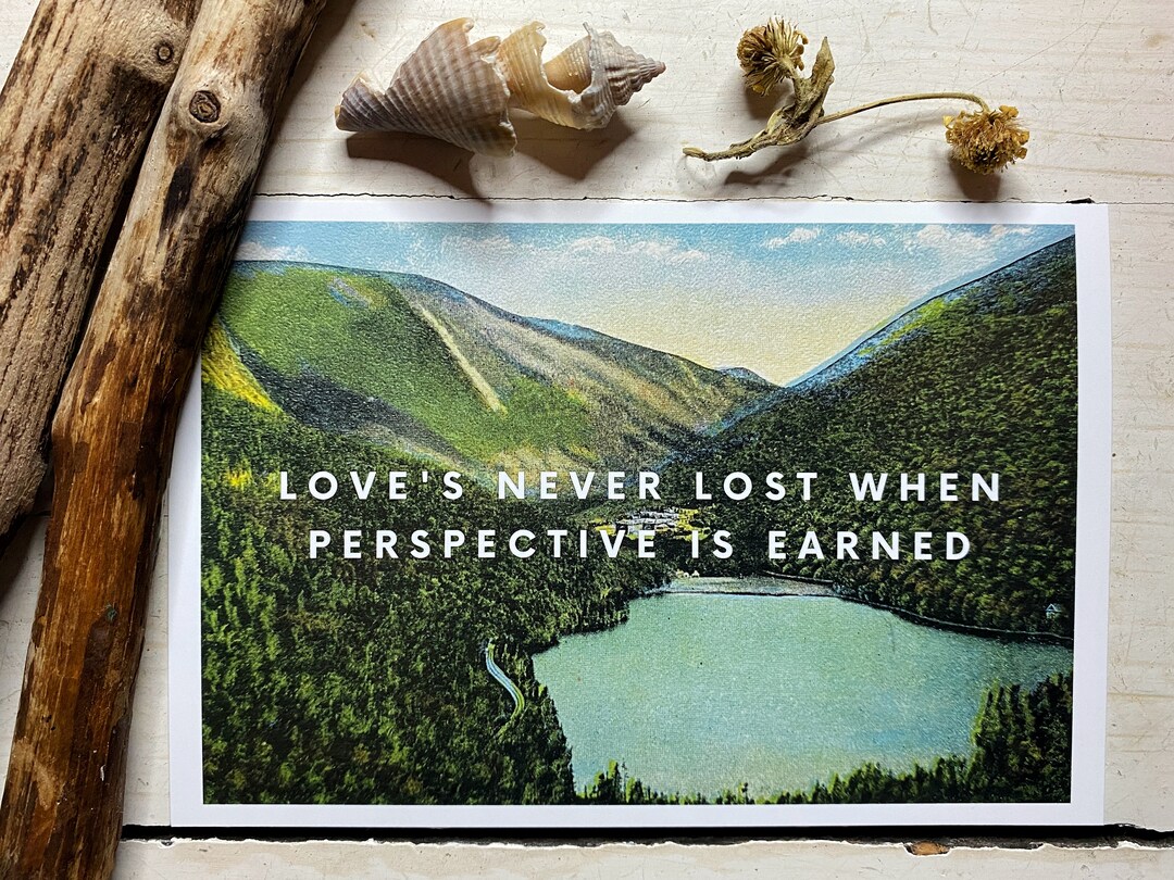 Print Love’s Never Lost When Perspective is Earned Customizable ...