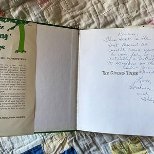The Giving Tree Book by Shel Silverstein Children’s Picture 1964 ...