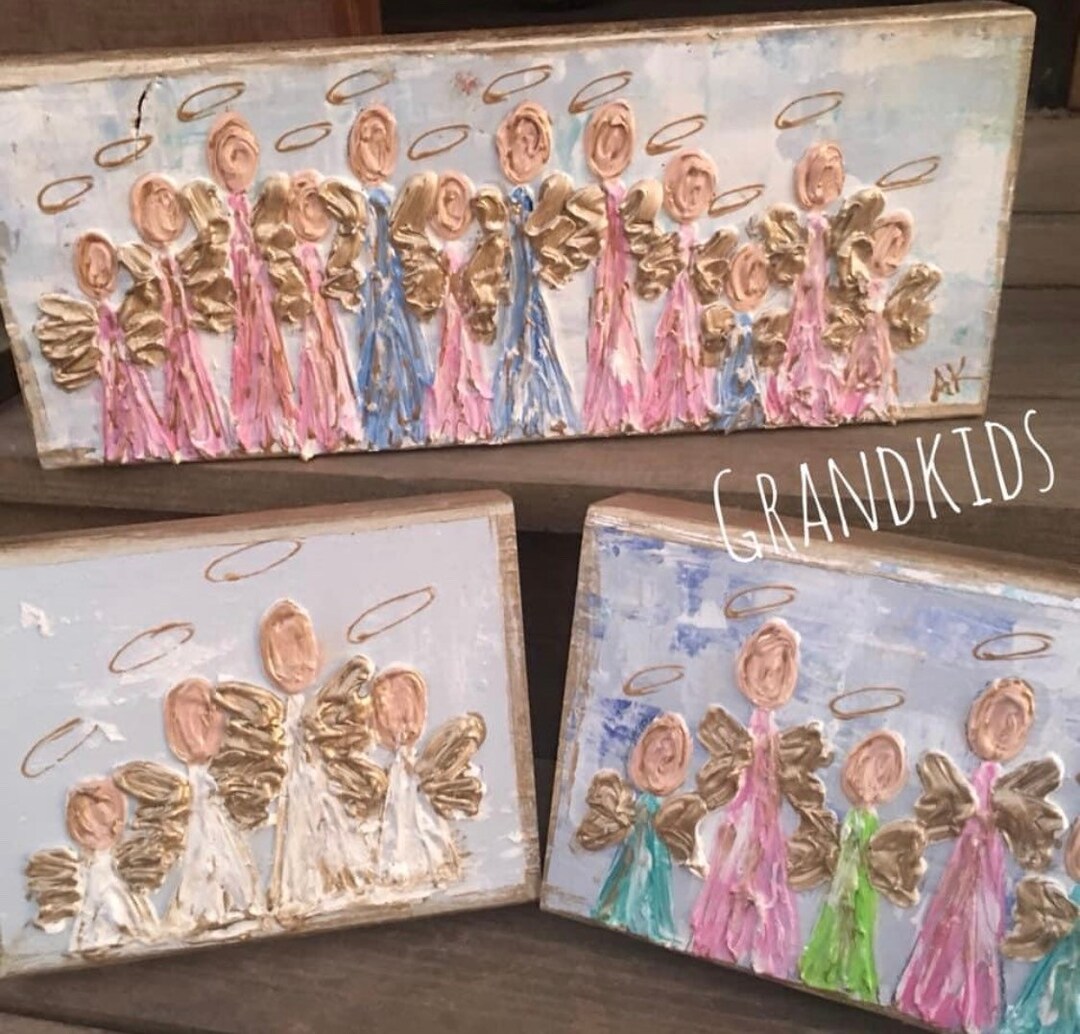 Handpainted Angels - Etsy