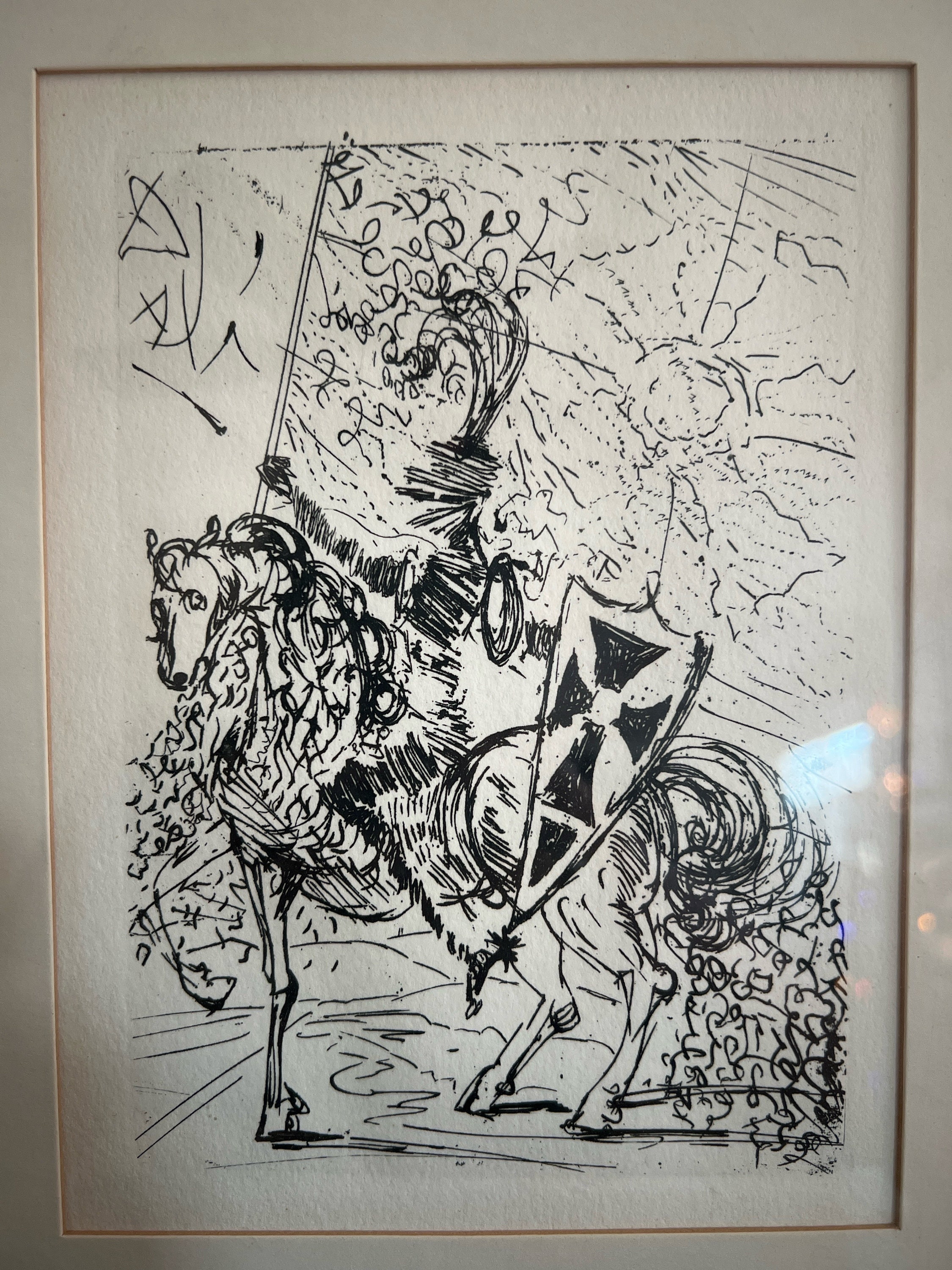 EL CID by Salvador Dali Beautiful Etching in Great Condition - Etsy