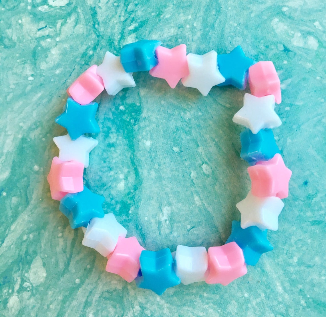 Trans Flag Star Bracelet / LGBT / Transgender / Pride / Pride - Etsy
