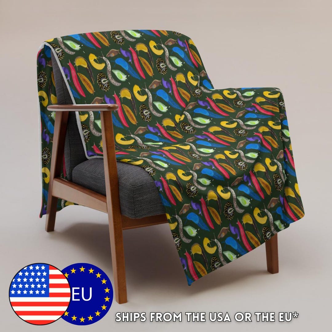 Slug Diversity - Soft Fleecy Throw Blanket - Rainbow Terrestrial Slugs ...