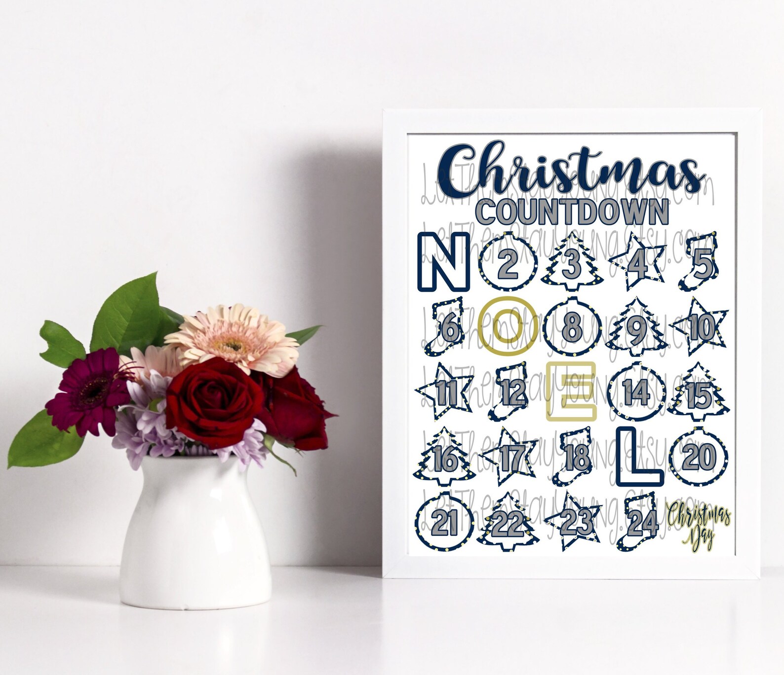 Printable Advent Calendar Png Jpeg Pdf INSTANT DOWNLOAD - Etsy