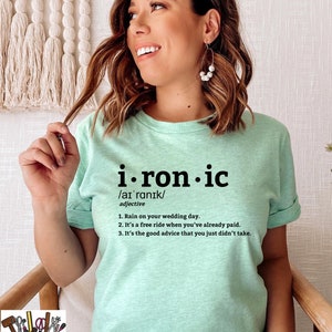 Ironic Song Lyrics Tee, 90's Rock Shirt, Gift for Friend, Concert Tee ...