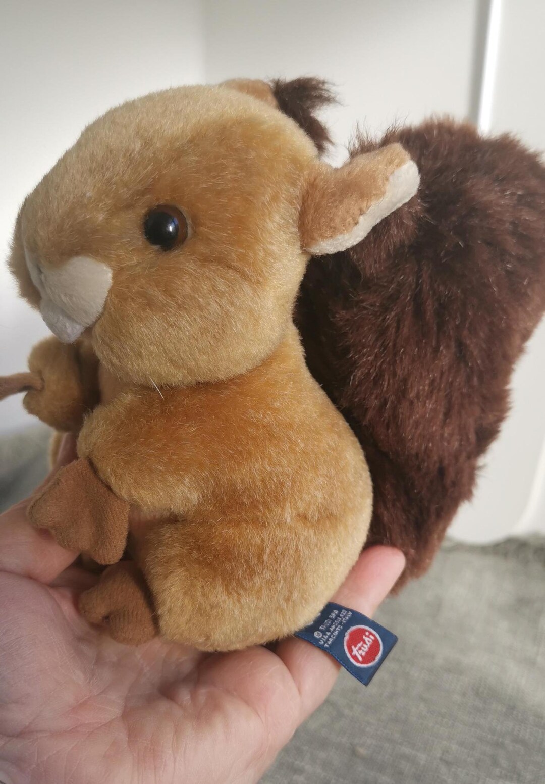 Original Trudi Squirrel Plush Toy 15 Cm - Etsy