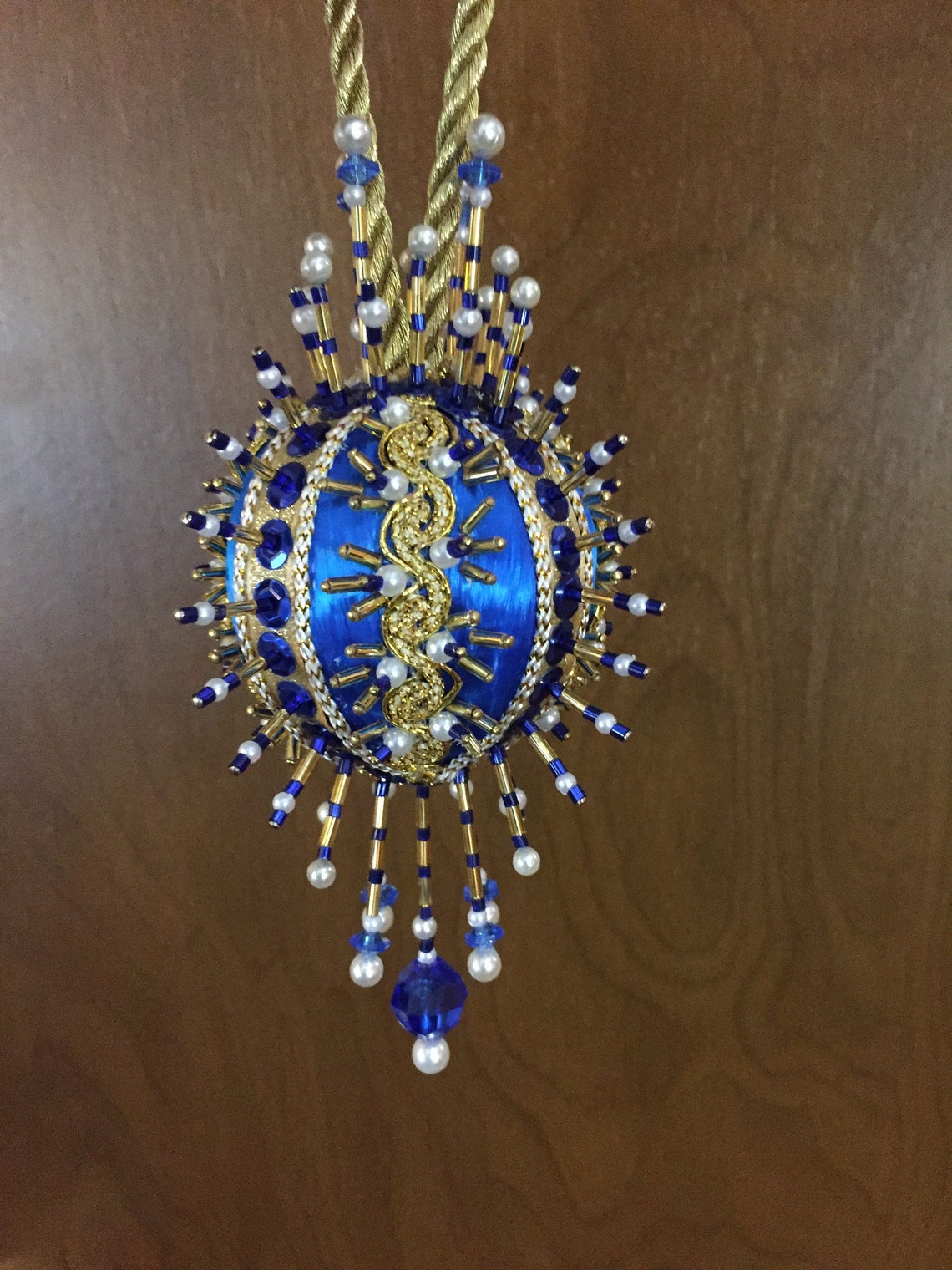 Glorious - DIY Ornament Kit: 2.5" Satin Ball With Beads, Pins & Trim - Etsy
