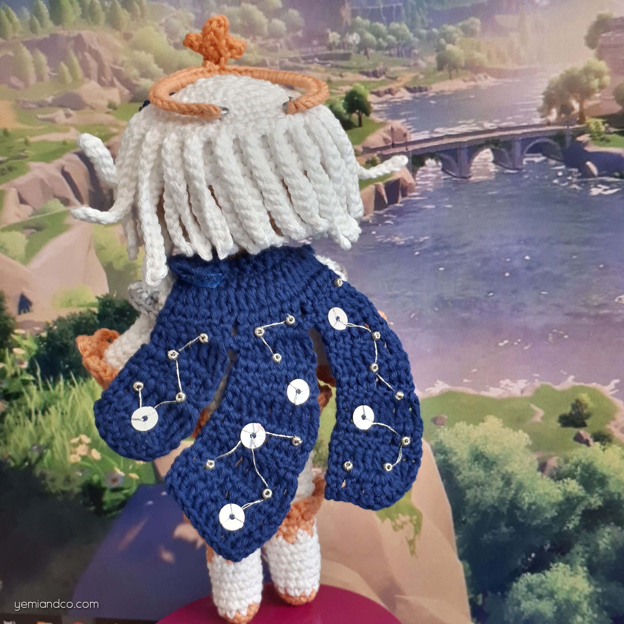 Crochet Pattern: Mini-doll and Her Paimon Cosplay - Etsy