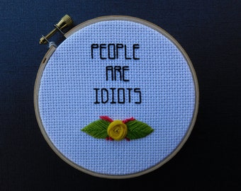 Funny embroidery | Etsy