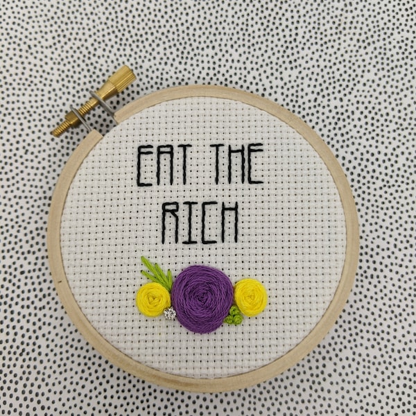 Political Embroidery - Etsy