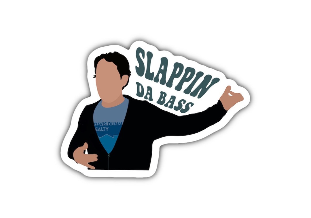 Paul Rudd Slappin Da Bass “I Love You, Man” Inspired Vinyl Sticker ...