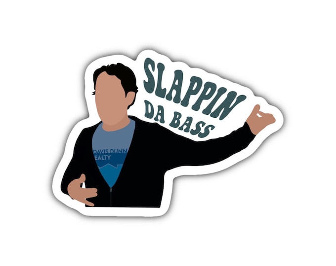Paul Rudd Slappin Da Bass “I Love You, Man” Inspired Vinyl Sticker ...