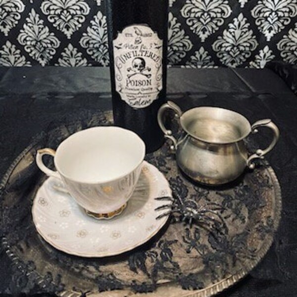 Goth Tea Set - Etsy